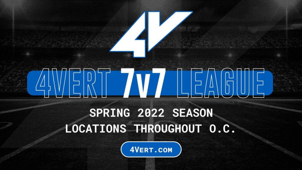 4 Vertical Football - 7-on-7 Passing League & 5 UpFront 5v5 Leagues
